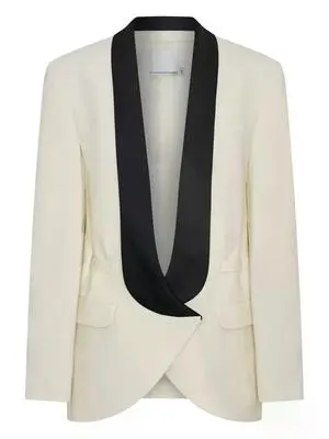 Christopher Esber Contrast Lapel Tuxedo Blazer