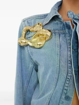 Christopher Esber Denim Corsage Jacket