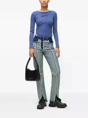 Karl Lagerfeld High-rise Straight-leg Jeans