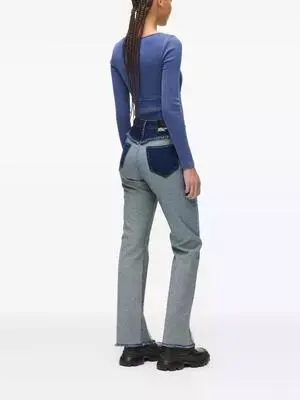 Karl Lagerfeld High-rise Straight-leg Jeans