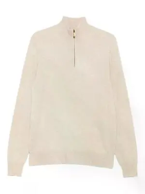 Eric Bompard Zip-fastening Sweater - Neutrals