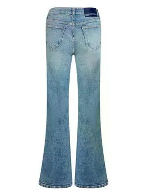 Karl Lagerfeld Button-fly High-rise Jeans