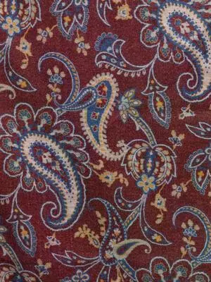 KITON Paisley-print Silk Scarf