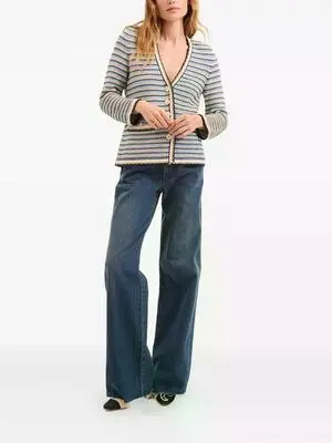 Veronica Beard Striped Cardigan