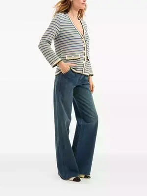 Veronica Beard Striped Cardigan