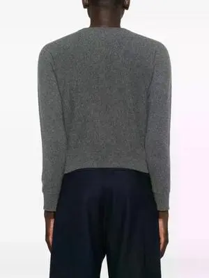 Extreme Cashmere Belle Felt Long-sleeve Sweater
