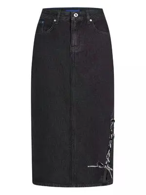 Karl Lagerfeld Black Wash Skirts