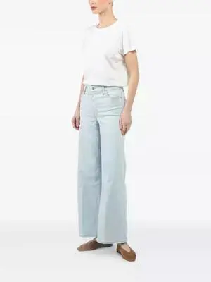 FRAME Le Slim Wide-leg Jeans