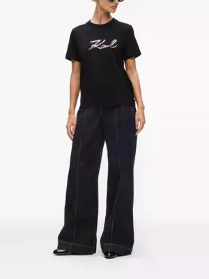 Karl Lagerfeld Sequin-embellished T-shirt