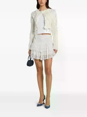 LoveShackFancy Lace Mini Skirt