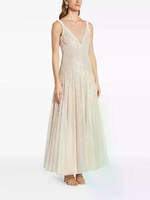 NEEDLE & THREAD Sequin-embellished Tulle Dress