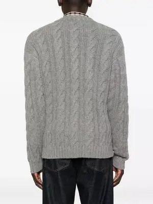 Eric Bompard Cable-knit Crew-neck Sweater
