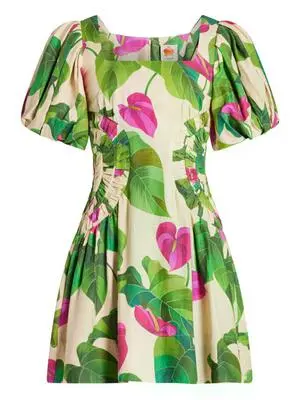 FARM RIO Floral Print Mini Dresses