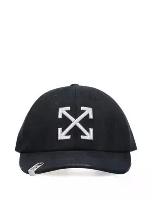 Off-White Logo Baseball Cap - Black