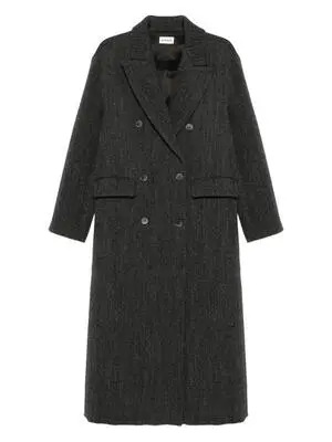 P.a.r.o.s.h Herringbone Double-breasted Coat