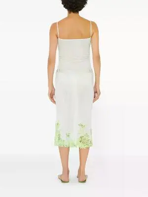 Christopher Esber Lace-trim Midi Skirt