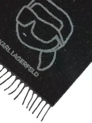 Karl Lagerfeld Jacquard-logo Scarf
