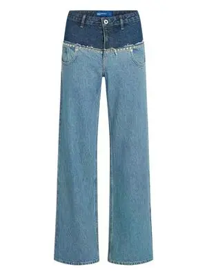 Karl Lagerfeld Studded High-rise Jeans