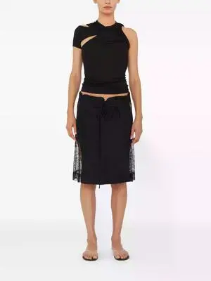 Christopher Esber Hudson Lace-detail Midi Skirt