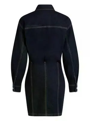 Karl Lagerfeld Logo-patch Denim Shirt Dress