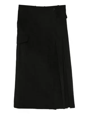 P.a.r.o.s.h Pleat-detail Skirt