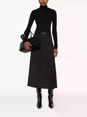 P.a.r.o.s.h Pleat-detail Skirt