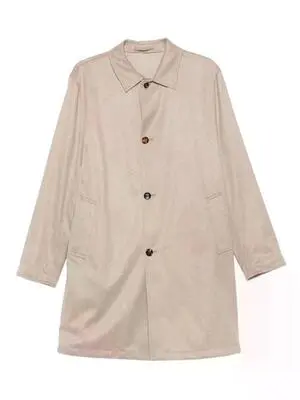 KIRED Button-fastening Collared Coat