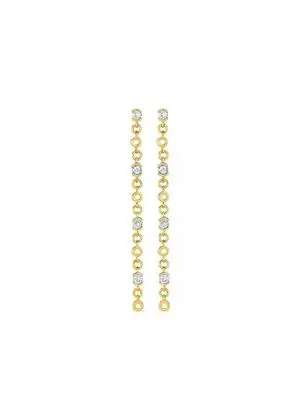 V JEWELLERY Lyla 18kt Vermeil Drop Earrings - Gold
