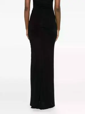 Amen Elasticated Waistband Maxi Skirt