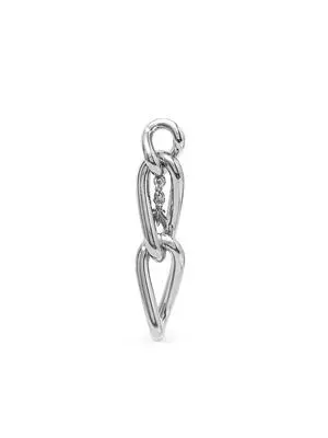 Patrizia Pepe Chain Drop Earrings - Silver