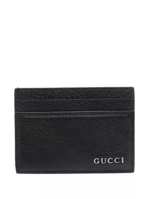 Gucci Logo-stamp Cardholder - Black