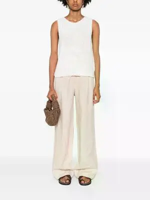 Marc O'polo Pleated Linen Trousers
