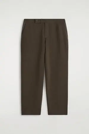 Cos Knitted Wool Straight-leg Trousers