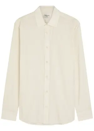 Saint Laurent Pinstriped Cotton Shirt