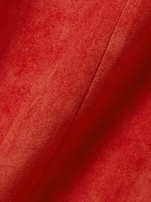 Stouls Gégé Suede Flare Pants - Red