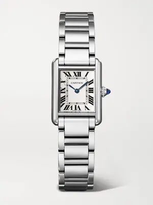 Cartier Tank Must De 29.5mm Stainless Steel Watch - Silver
