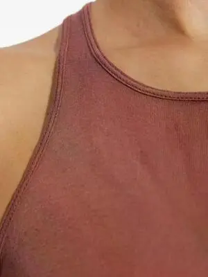 Rick Owens Racer-back Curved-hem Vest - Red