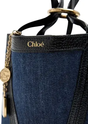 Chloé Spin Mini Denim Tote