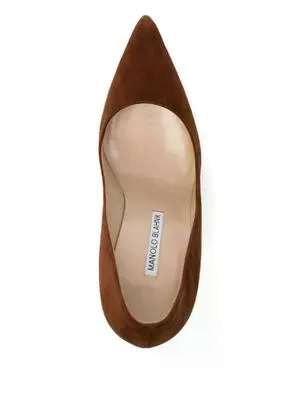 Manolo Blahnik 100mm Suede Pumps