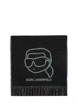 Karl Lagerfeld Jacquard-logo Scarf