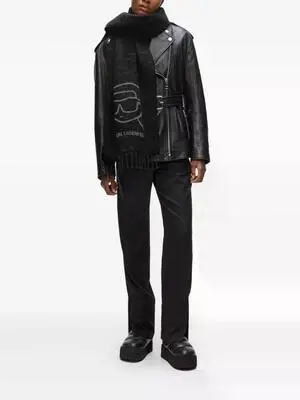 Karl Lagerfeld Jacquard-logo Scarf