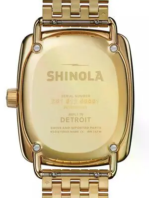 Shinola Oval Stainless Steel Watch