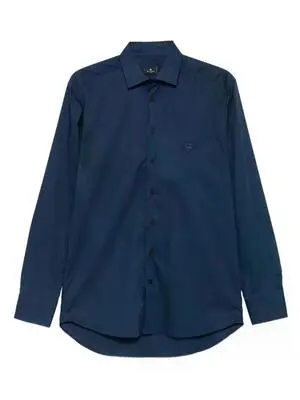 Etro Long-sleeve Button-down Shirt - Blue