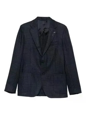 LARDINI Checked Patch-pocket Blazer