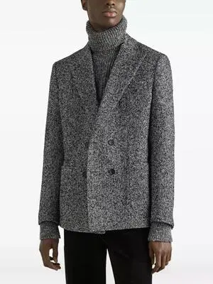 Dolce & Gabbana Herringbone Double-breasted Blazer
