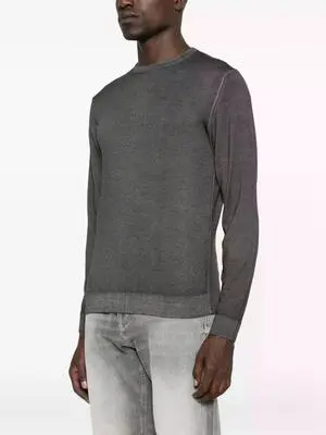 DANIELE FIESOLI Crew-neck Merino Wool Sweater
