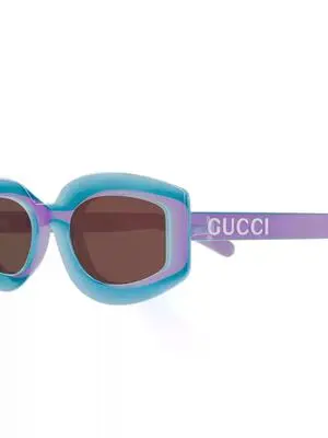 Gucci Geometric-frame Sunglasses