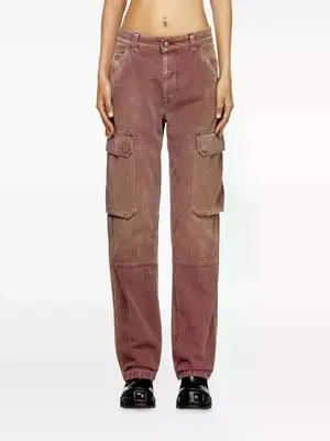 DIESEL® D-pot Straight-leg Jeans With Cargo Pockets