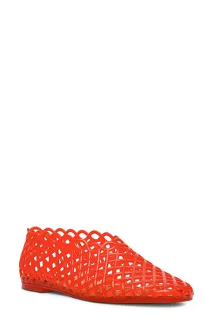 Steve Madden Grove Jelly Flat - Red