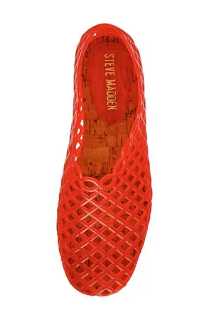 Steve Madden Grove Jelly Flat - Red